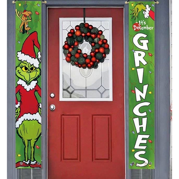 Dr. Seuss | Holiday | Grinch Door Panels | Poshmark
